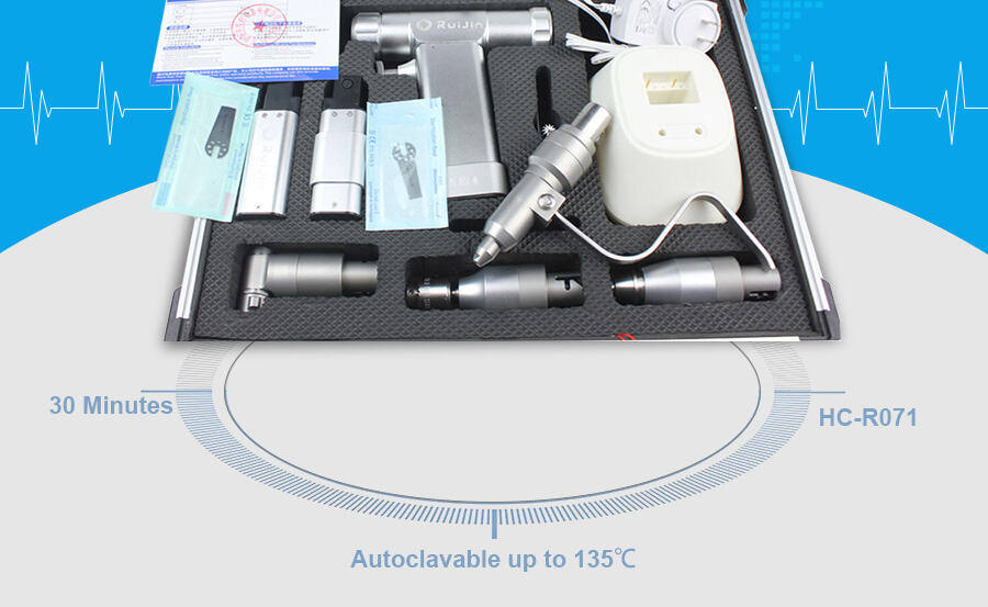 Veterinary bones power drill kit for orthopedic surgical