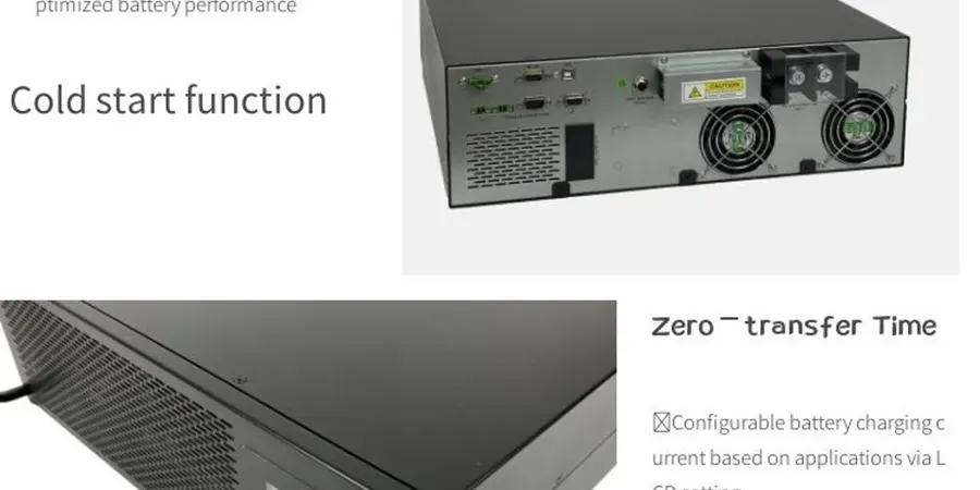 Rack Mount 24v Bwitt 48vdc 220vac 3kva Online Ups Uninterrupted Power ...